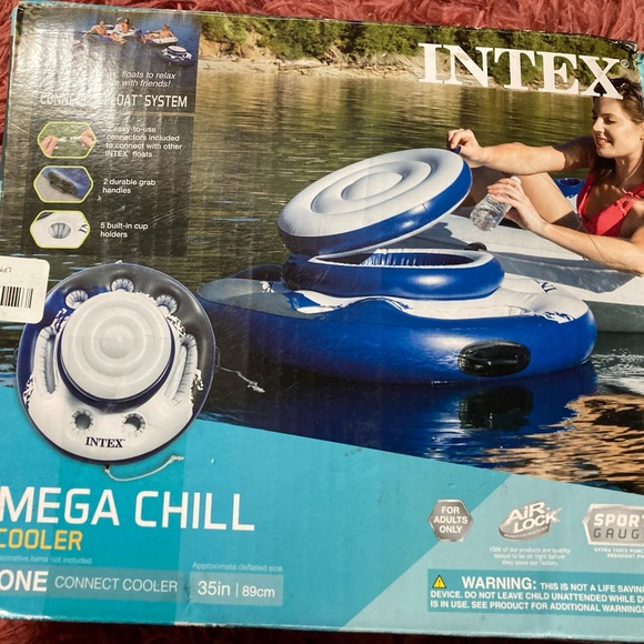 Intex | Other | Intex Mega Chill Floating Cooler Adults | Poshmark